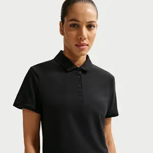 Nike Victory Dri-fit Cropped Golf Polo - Black