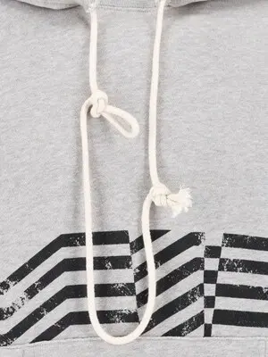 GOLDEN GOOSE Flag Vintage Hoodie - Gray