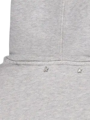 GOLDEN GOOSE Flag Vintage Hoodie - Gray