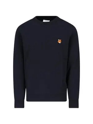 Maison Kitsuné Fox Head Sweatshirt Black