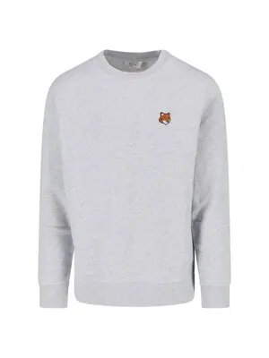 Maison Kitsuné Fox Head Sweatshirt Gray