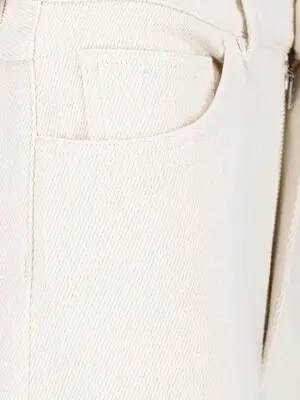 Auralee Wide Silk Denim Pants