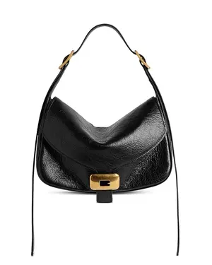 Balenciaga Clicca Shoulder Bag Medium - Black
