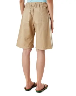 Tresse Cord Drawstring Bermuda Shorts
