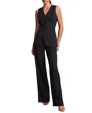 Mint Velvet Polka Dot Longline Waistcoat