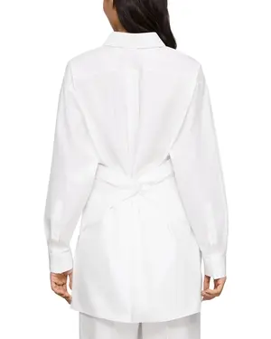 Lafayette 148 New York Long Sleeve Oversized Blouse