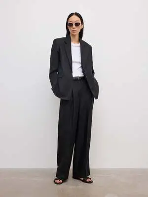 HOUSE OF DAGMAR SB Linen Blazer Black