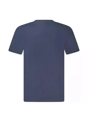 Timberland Crew-neck Logo-embroidered T-shirt - Blue