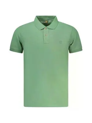 Timberland Logo-embroidered Cotton Polo Shirt - Green