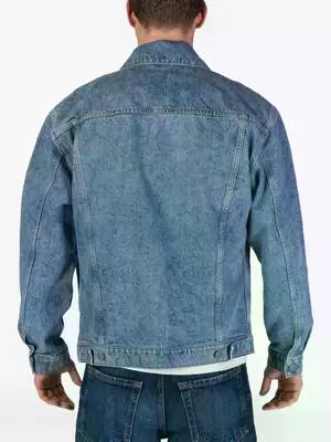 BOSS Acid-wash Denim Trucker Jacket