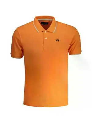LA MARTINA Logo-embroidered Cotton Polo Shirt
