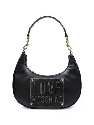Moschino Logo-patch Topstitching Tote Bag