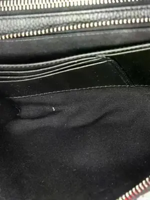 Dior Double Zip Pouch Oblique Canvas Crossbody Bag