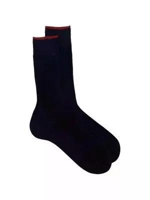 Zegna Mid-calf Socks - Blue