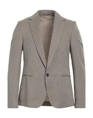 DANIELE ALESSANDRINI Blazer Size Polyester, Viscose, Elastane