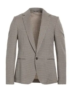 DANIELE ALESSANDRINI Blazer Size Polyester, Viscose, Elastane