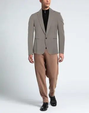 DANIELE ALESSANDRINI Blazer Size Polyester, Viscose, Elastane