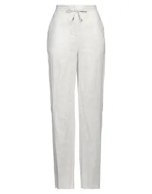 LARDINI Linen-polyester Straight-leg Pants
