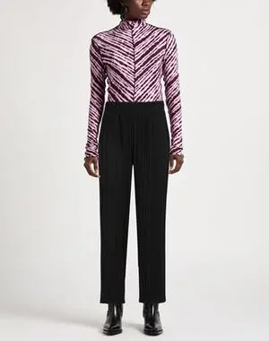 Alpha Studio Straight-leg Crepe Pants - Black