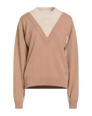 Rabanne Wool, Cashmere, And Lurex Sweater - Beige