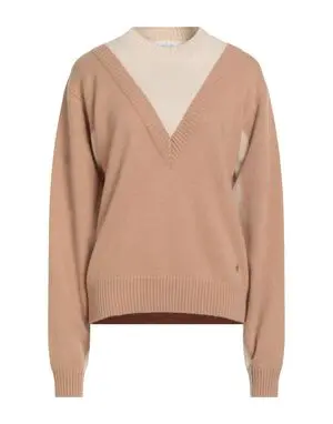 Rabanne Wool, Cashmere, And Lurex Sweater - Beige