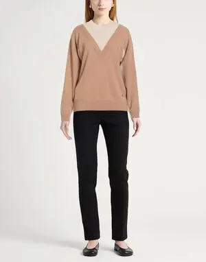 Rabanne Wool, Cashmere, And Lurex Sweater - Beige