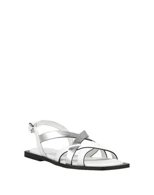 BALDININI Leather Slingback Sandals