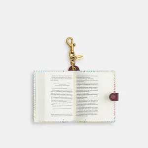 COACH I'll Give You The Sun Micro Book Bag Charm - Brass/multi