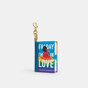 COACH Friday I'm In Love Camryn Garrett Book Bag Charm