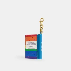 COACH Friday I'm In Love Camryn Garrett Book Bag Charm