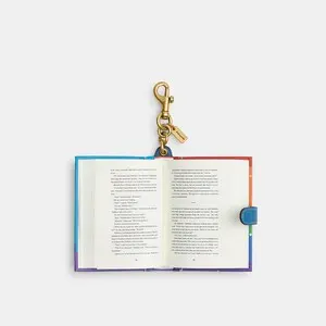 COACH Friday I'm In Love Camryn Garrett Book Bag Charm