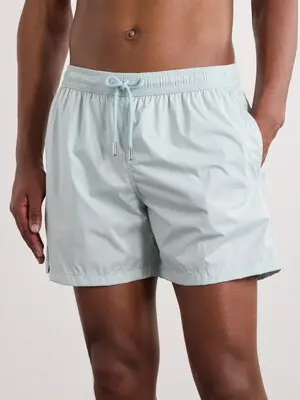 Thom Sweeney Straight-leg Mid-length Swim Shorts