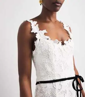 Alice + Olivia Calla Lace Maxi Dress