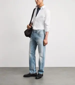 Sandro Straight Fit Stonewash Jeans