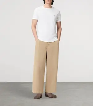 ALLSAINTS Organic Cotton Barrel Leg Trousers