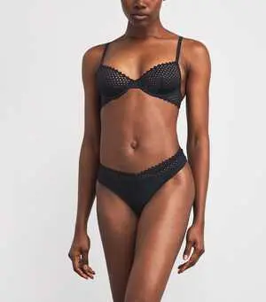Wolford Romantic Net Demi Bra