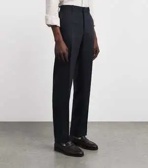 Agnona Linen Straight Trousers