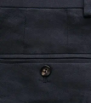 Agnona Linen Straight Trousers