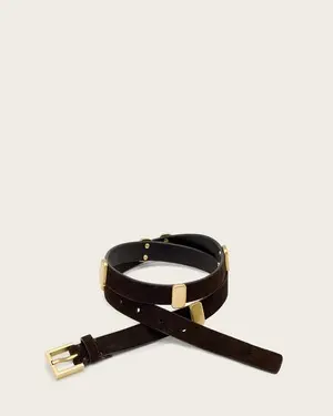 Allsaints Engraved Belts For Women