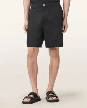 ALLSAINTS Circe Straight Fit Odyssey Shorts - Black