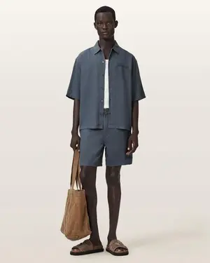 Allsaints Straight Leg Shorts For Men