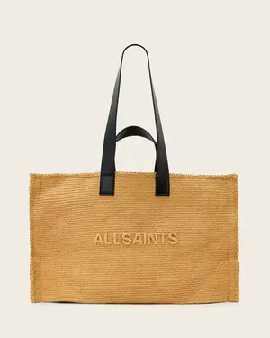 ALLSAINTS Lutece Woven Tote Bag - Brown