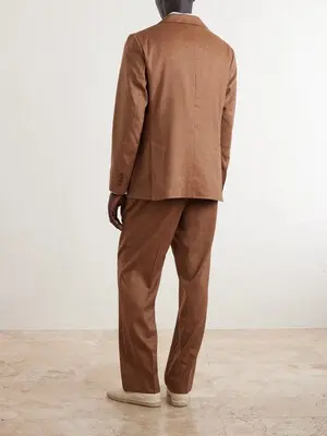 Frescobol Carioca Paulo Linen And Virgin Wool-blend Suit Jacket