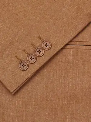Frescobol Carioca Paulo Linen And Virgin Wool-blend Suit Jacket