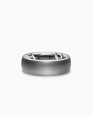 David Yurman Streamline® Band Ring - Anthracite Titanium