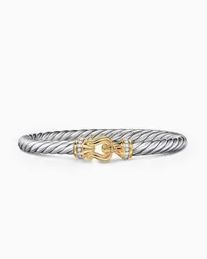 David Yurman Cable Flex® Buckle Bracelet - Diamond