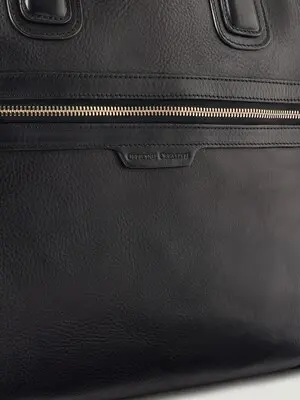Officine Creative Jules 003 Full-grain Leather Briefcase - Black