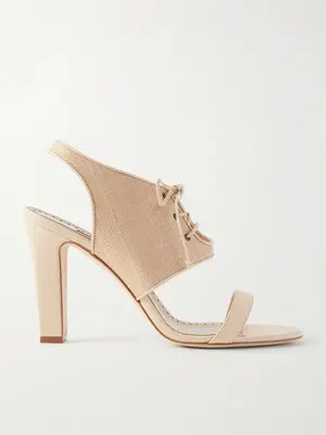 Manolo Blahnik Block Heel Sandals For Women