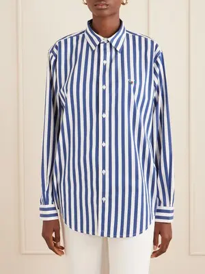 Aimé Leon Dore Striped Cotton Poplin Shirt
