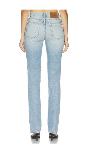 Eterne Chloe Straight Jean In Blue - Light Indigo